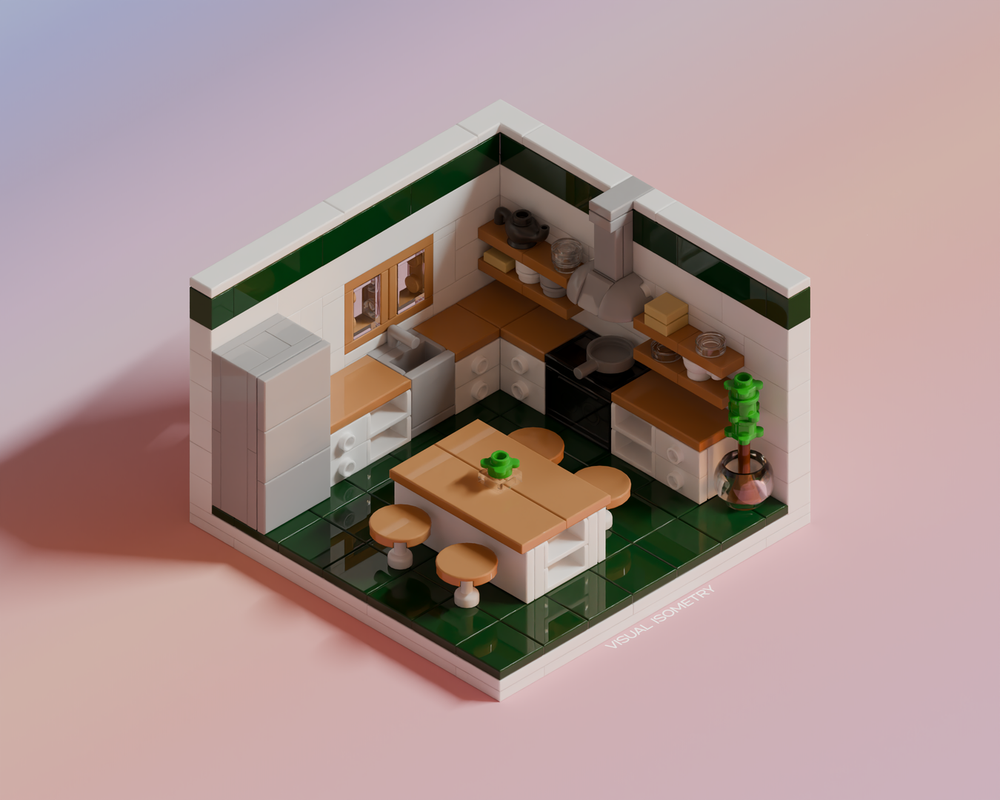 LEGO MOC Kitchen by visualisometry | Rebrickable - Build with LEGO