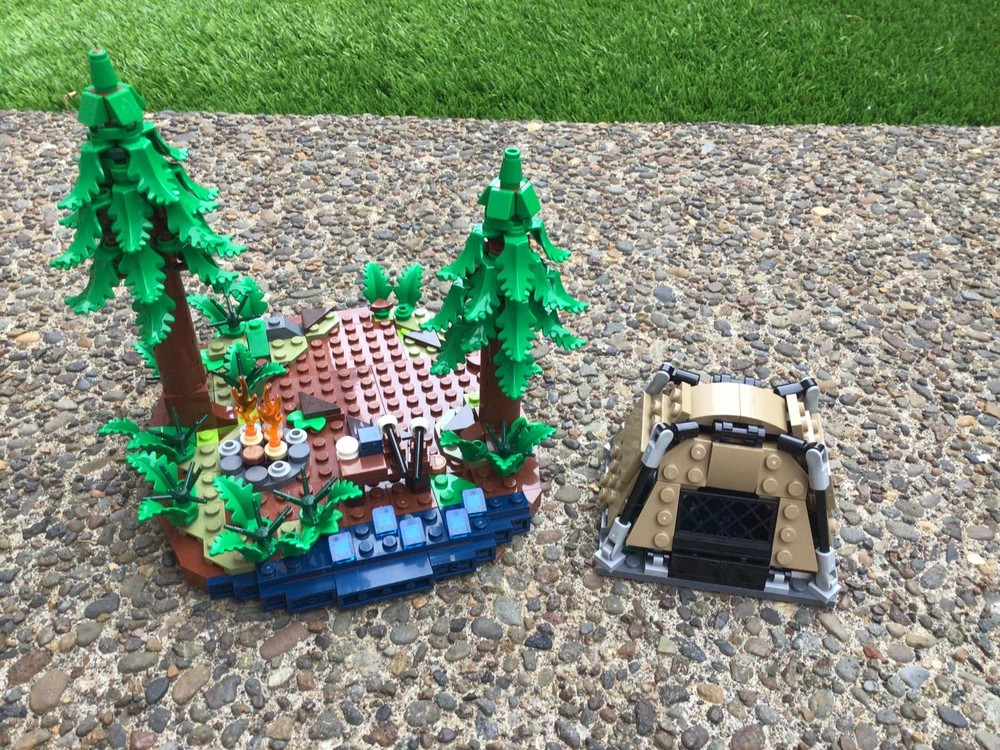 LEGO MOC-234932 Family Camping Trip by DnDBrickinBros | Rebrickable ...