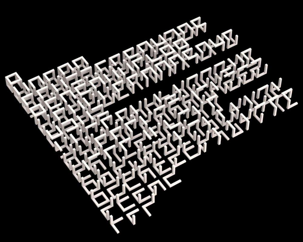 LEGO MOC Variations of Incomplete Open Cubes, Sol LeWitt, 1974 ...