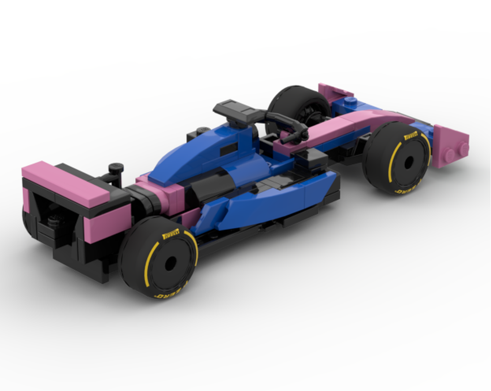 LEGO MOC-234936 2025 Alpine A525 F1 Car by Zudineer | Rebrickable ...