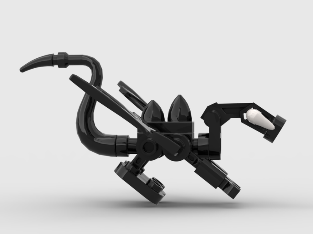 LEGO MOC Little Black Dragon by RamonTheGod | Rebrickable - Build with LEGO