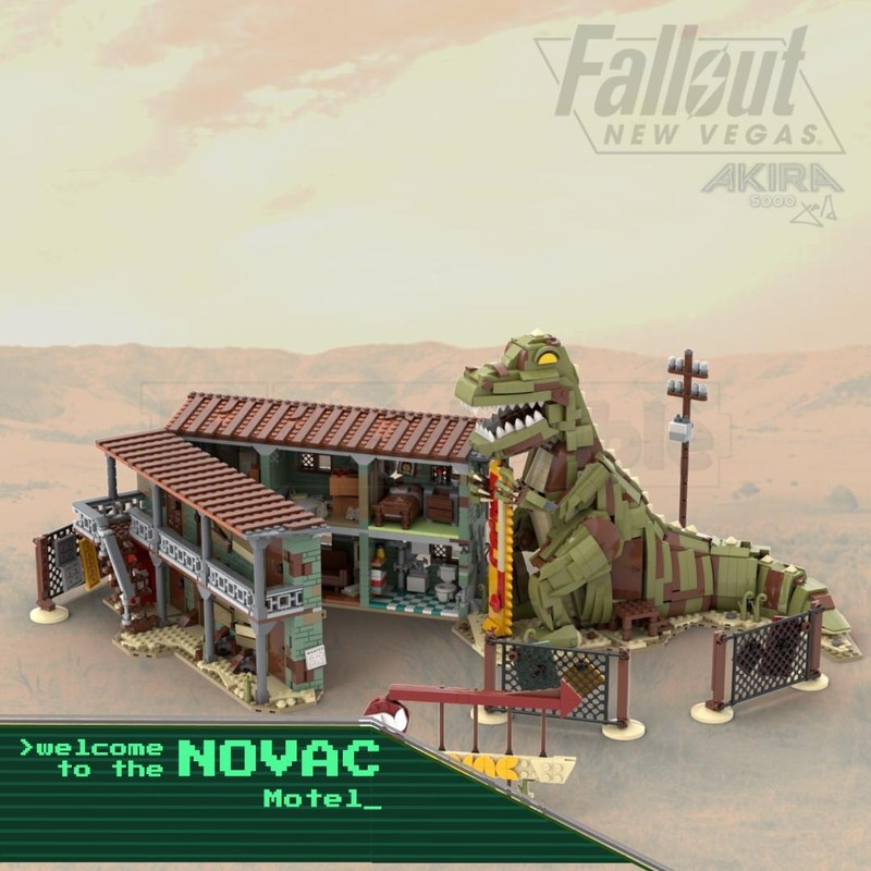 LEGO MOC-234963 Fallout New Vegas LEGO MOC Model Novac Motel and Dinky ...