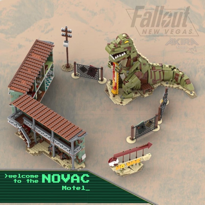 LEGO MOC-234963 Fallout New Vegas LEGO MOC Model Novac Motel and Dinky ...