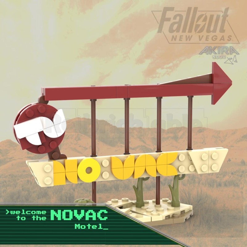 LEGO MOC-234963 Fallout New Vegas LEGO MOC Model Novac Motel and Dinky ...