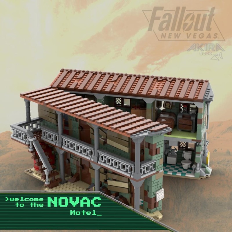 LEGO MOC-234963 Fallout New Vegas LEGO MOC Model Novac Motel and Dinky ...