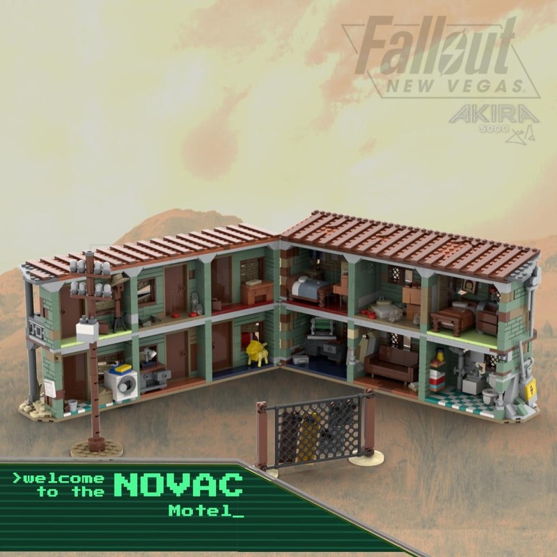 LEGO MOC Fallout New Vegas LEGO MOC Model Novac Motel and Dinky by ...
