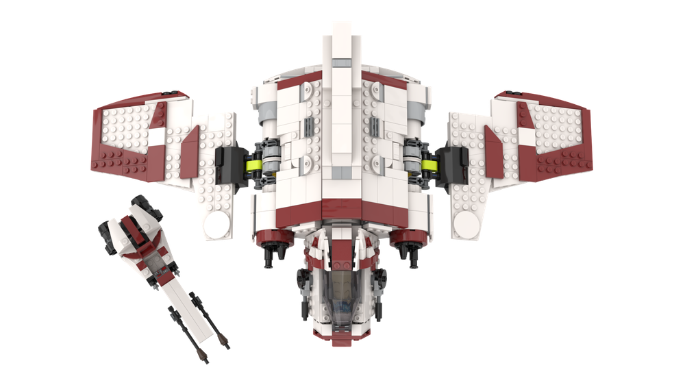 LEGO MOC-234971 Republic Nu-Class Attack Shuttle - 75402 + 75432 ...