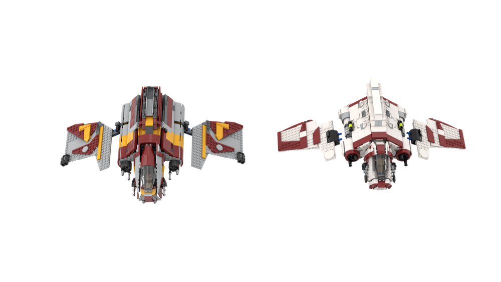 LEGO MOC-234971 Republic Nu-Class Attack Shuttle - 75402 + 75432 ...