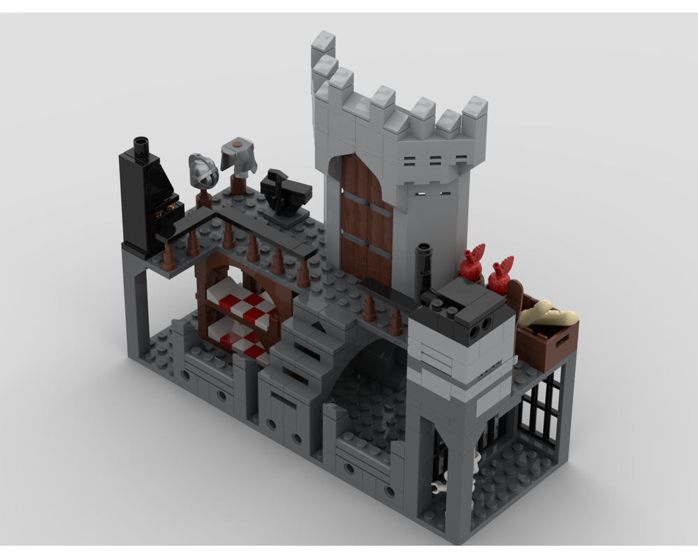 LEGO MOC-234984 Medieval castle keep with interiors by G3ppO ...