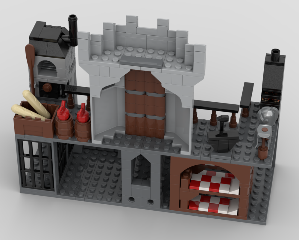 LEGO MOC-234984 Medieval castle keep with interiors by G3ppO ...