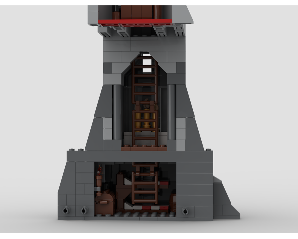 LEGO MOC-234984 Medieval castle keep with interiors by G3ppO ...