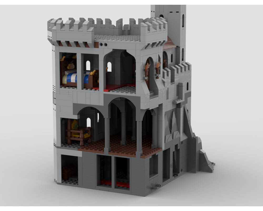 LEGO MOC-234984 Medieval castle keep with interiors by G3ppO ...