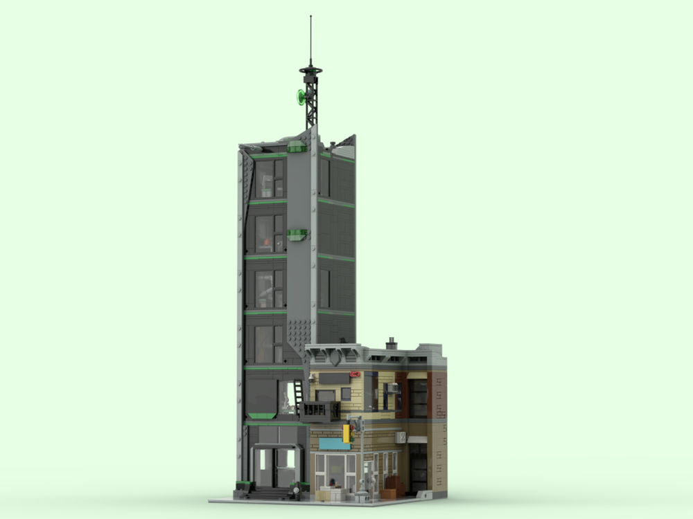LEGO MOC-234991 Modular Oscorp by Kuragari1 | Rebrickable - Build with LEGO
