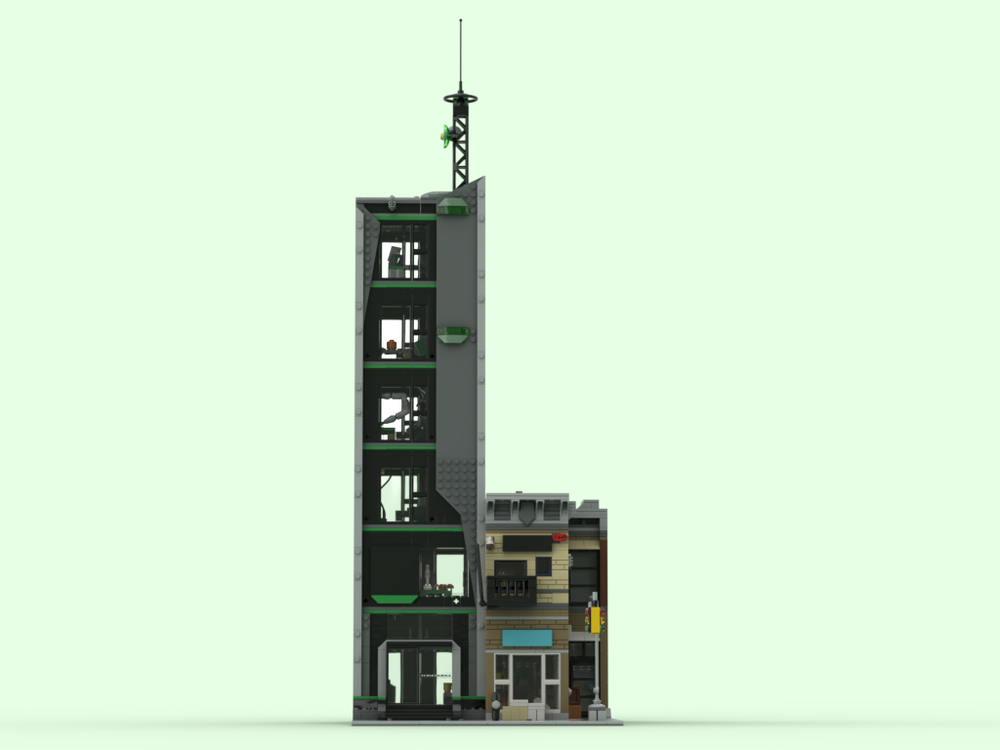 LEGO MOC-234991 Modular Oscorp by Kuragari1 | Rebrickable - Build with LEGO