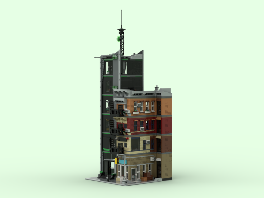 LEGO MOC-234991 Modular Oscorp by Kuragari1 | Rebrickable - Build with LEGO
