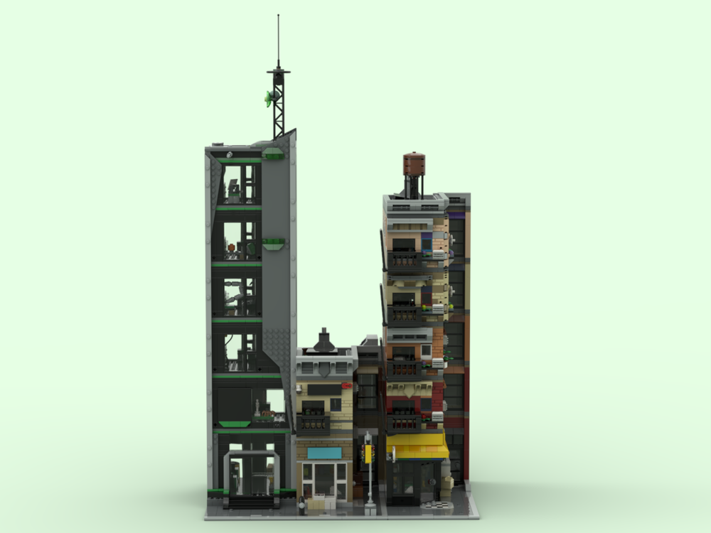 LEGO MOC-234991 Modular Oscorp by Kuragari1 | Rebrickable - Build with LEGO
