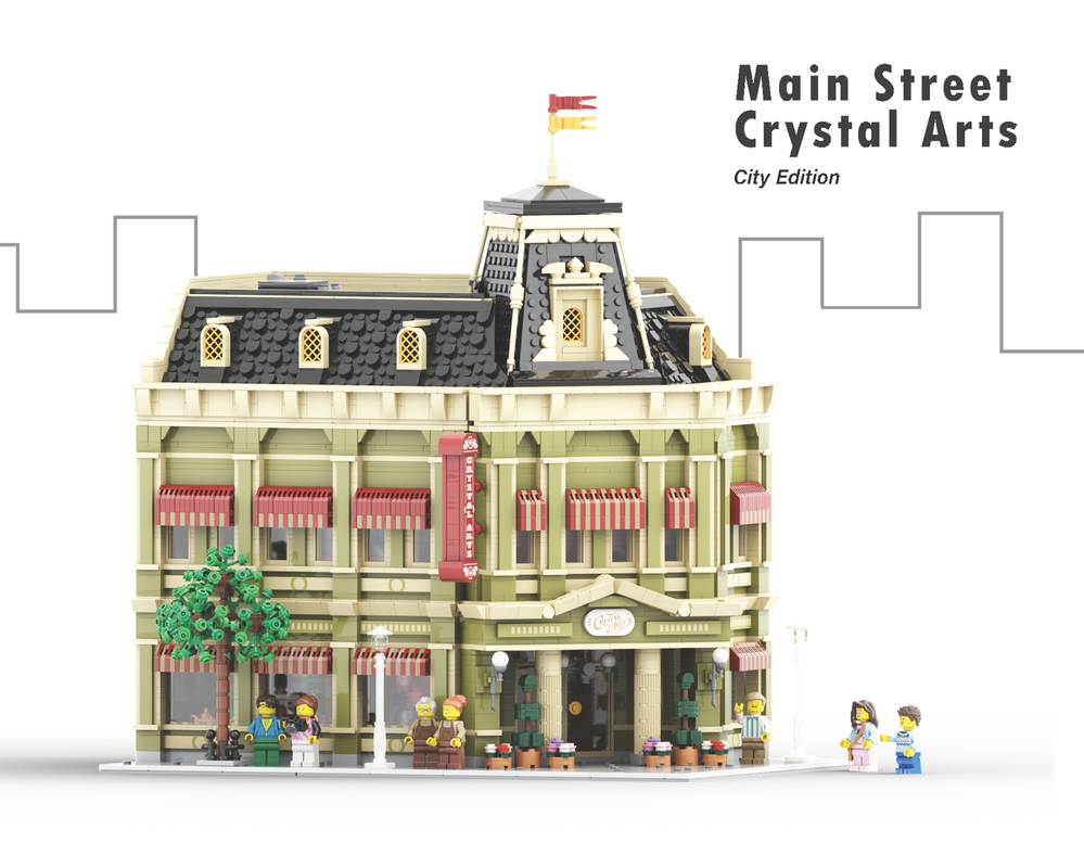 LEGO MOC-235015 Main Street Crystal Arts - City Edition by daimonetto ...