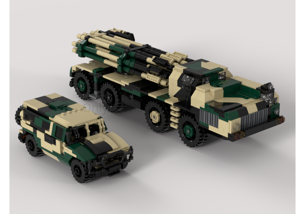 LEGO MOC BM-30 Smerch (Camouflage) by GreeneBricks | Rebrickable ...