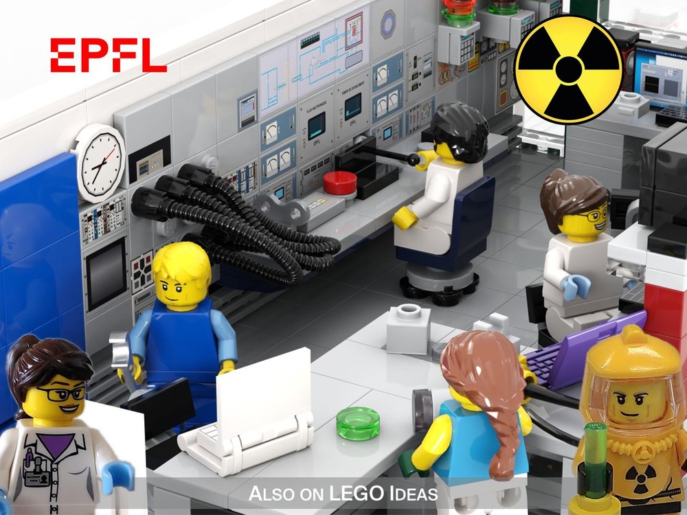 LEGO MOC Nuclear Reactor CROCUS – Control Room Module (Reactor ...