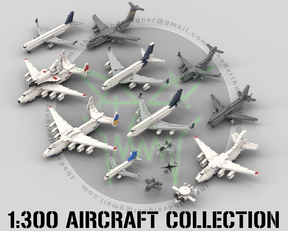 LEGO MOC-235065 AIRBUS A380 - 1:300 Scale by DarthDesigner ...