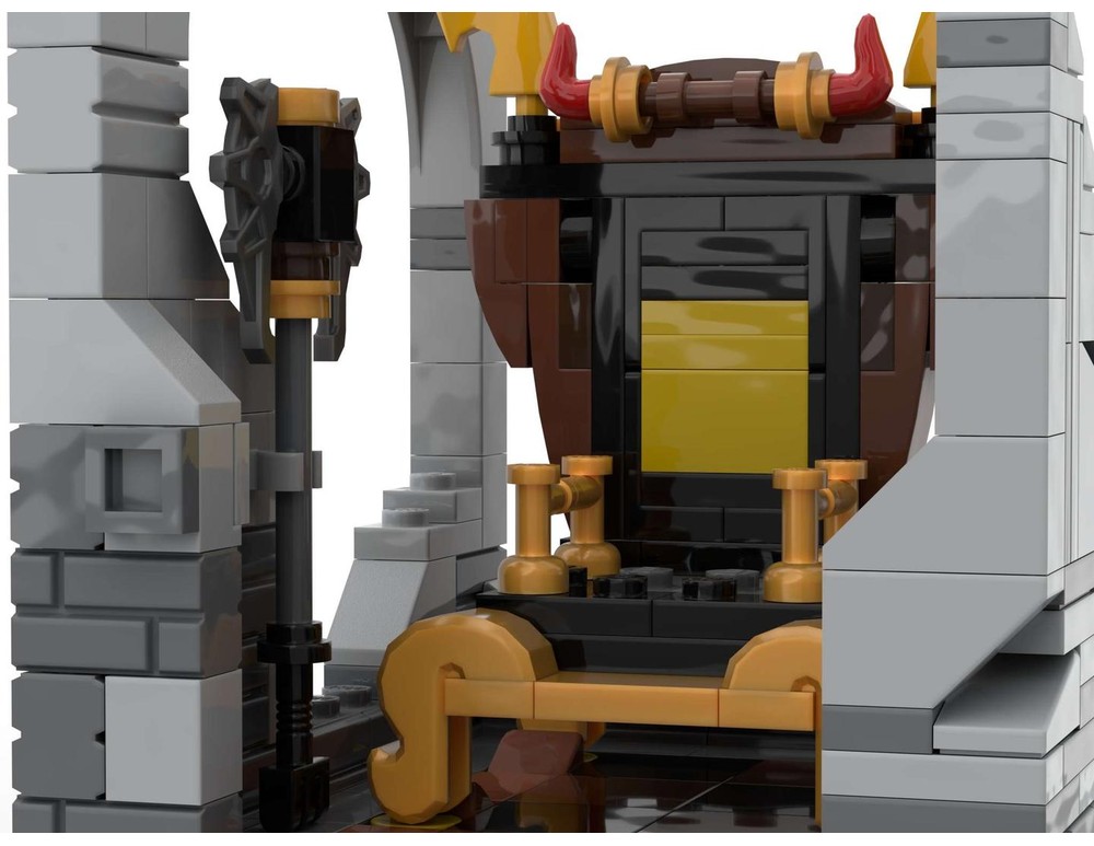 LEGO MOC Throne in Minotaur Maze by bennytheonly | Rebrickable - Build ...