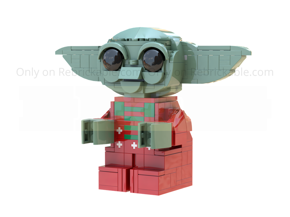 LEGO MOC Upscaled Grogu Christmas Minifigure by Brickmethis ...