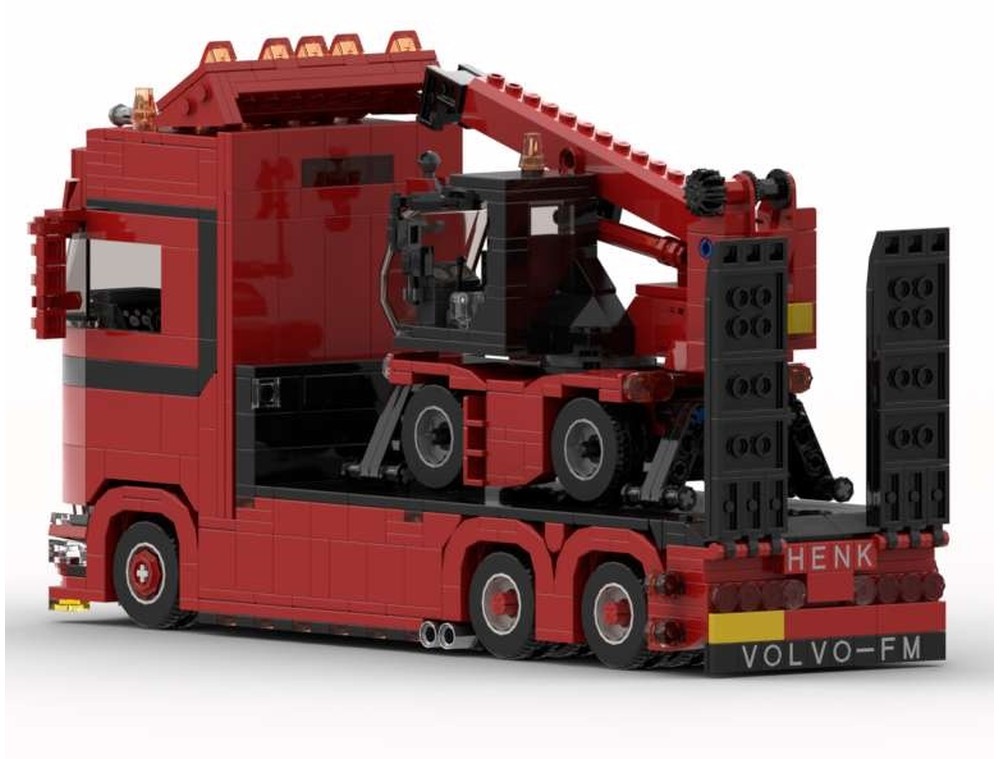 LEGO MOC Volvo with telehandler by Jarnick | Rebrickable - Build with LEGO