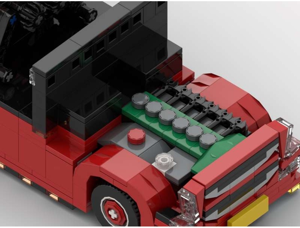 LEGO MOC Volvo with telehandler by Jarnick | Rebrickable - Build with LEGO