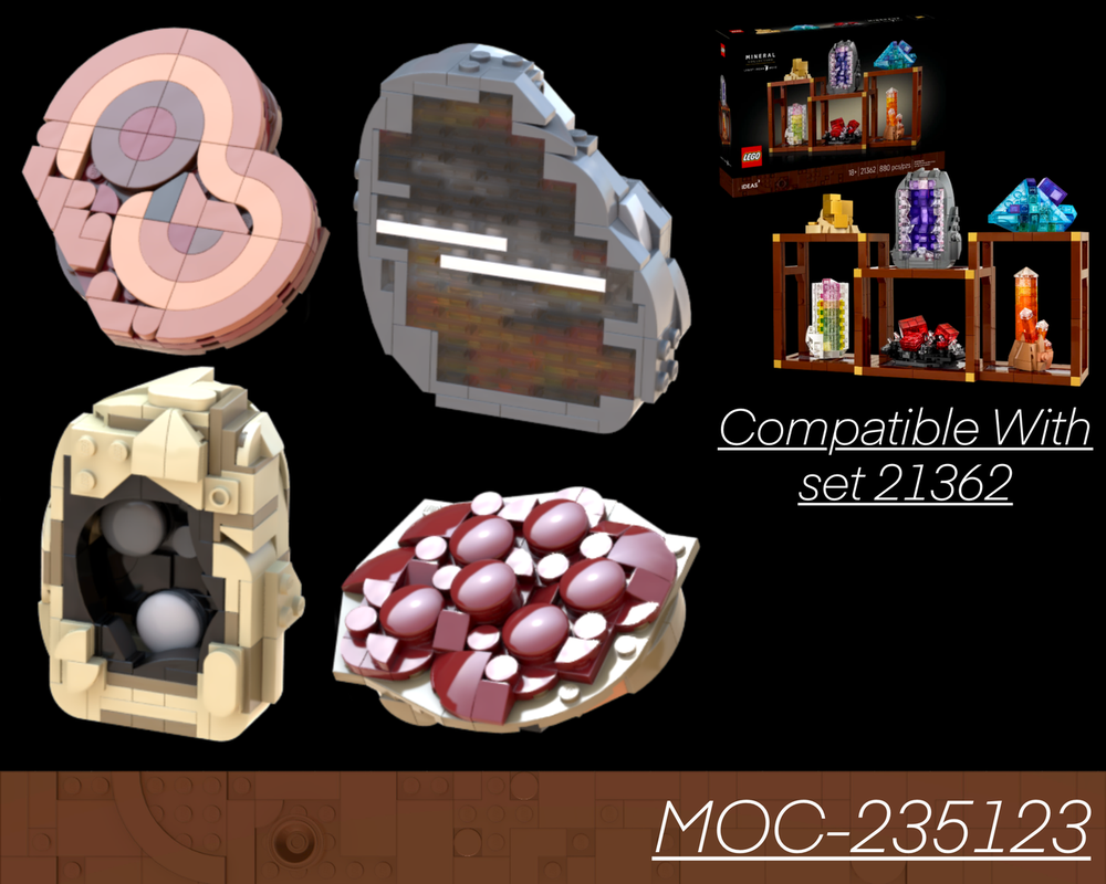 LEGO MOC Chalcedony Agates, Jasper, and Onyx: Mineral Collection by ...