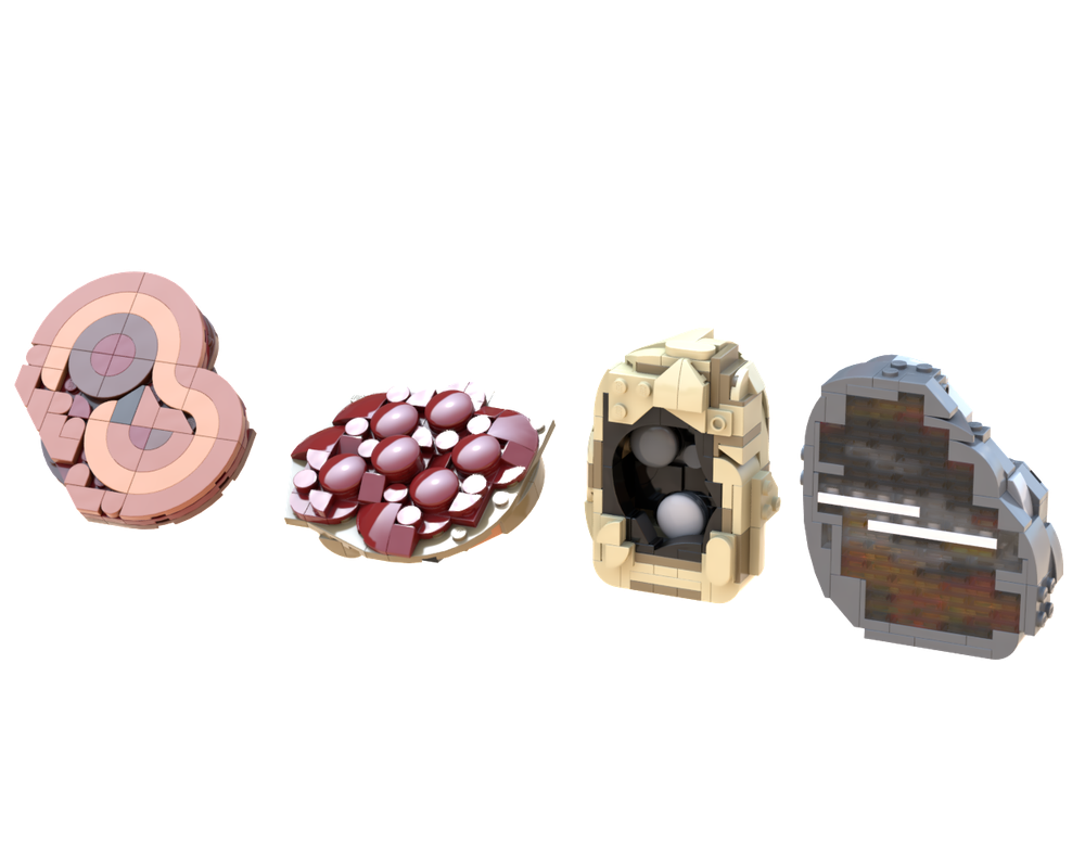 LEGO MOC-235123 Chalcedony Agates, Jasper, and Onyx: Mineral Collection ...