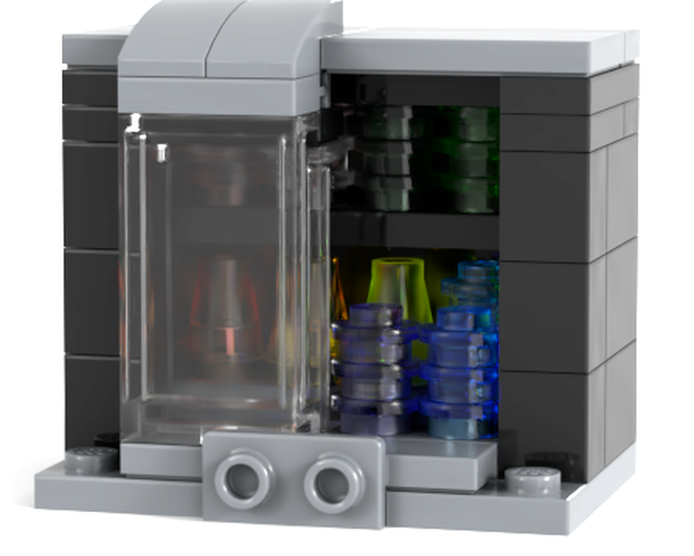 LEGO MOC-235126 Sliding Door Refrigerator by elumination | Rebrickable ...