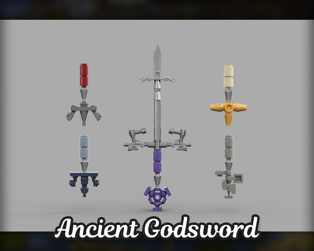 LEGO MOC (OSRS) The Godsword by IzzyDesigns | Rebrickable - Build with LEGO
