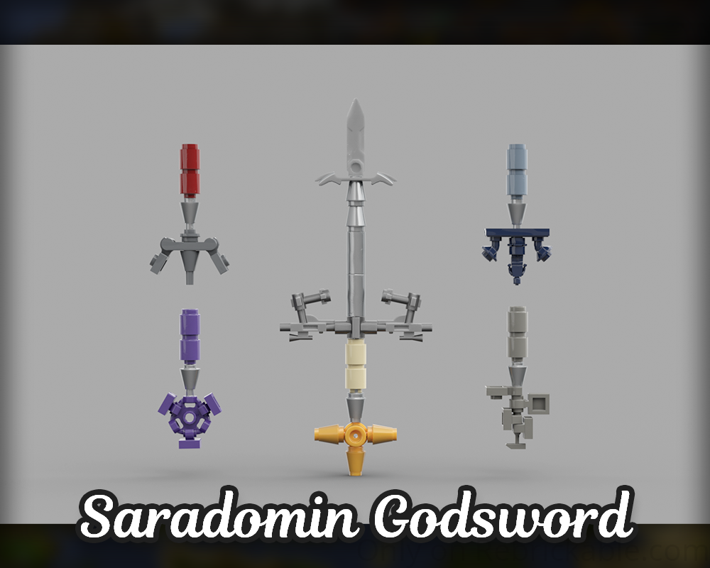 LEGO MOC (OSRS) The Godsword by IzzyDesigns | Rebrickable - Build with LEGO