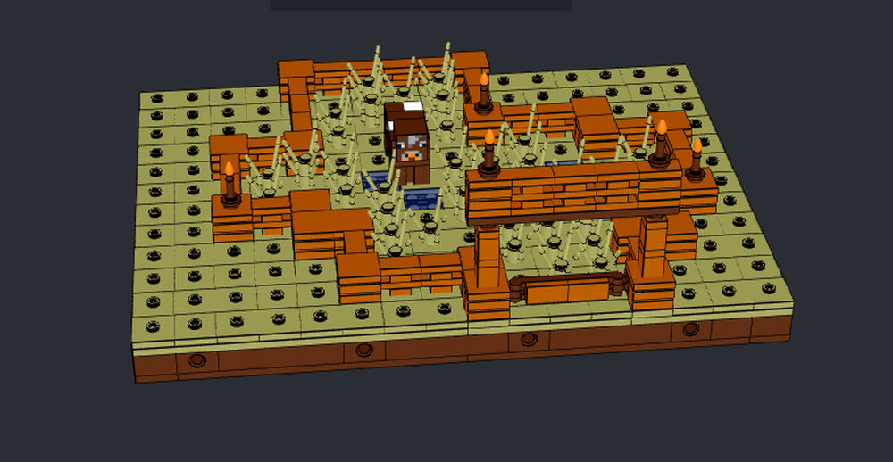 LEGO MOC Savanna animal pen 2 by Testificate_Man | Rebrickable - Build ...