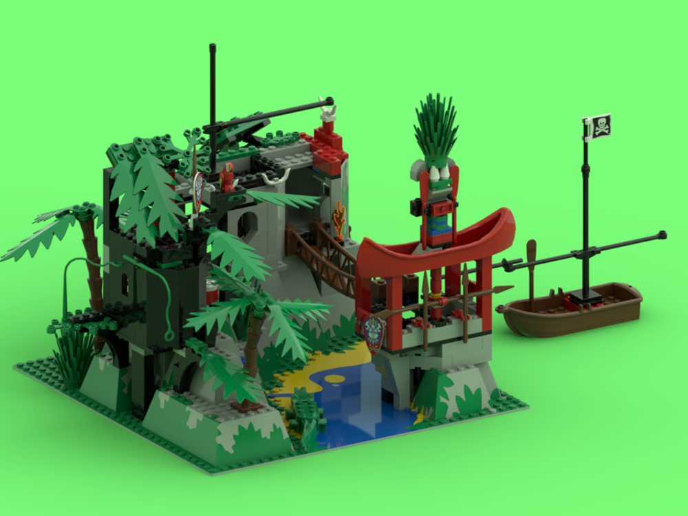 LEGO MOC-235168 6278 Jungle Sanctuary by Legoivo | Rebrickable - Build ...