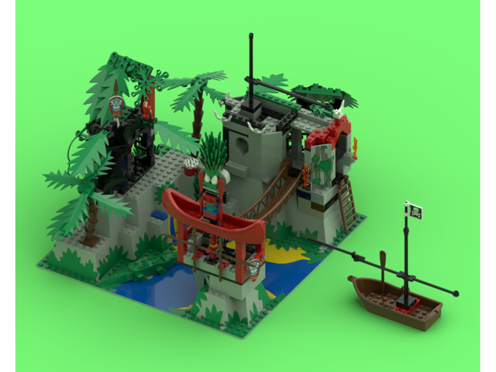 LEGO MOC 6278 Jungle Sanctuary by Legoivo | Rebrickable - Build with LEGO