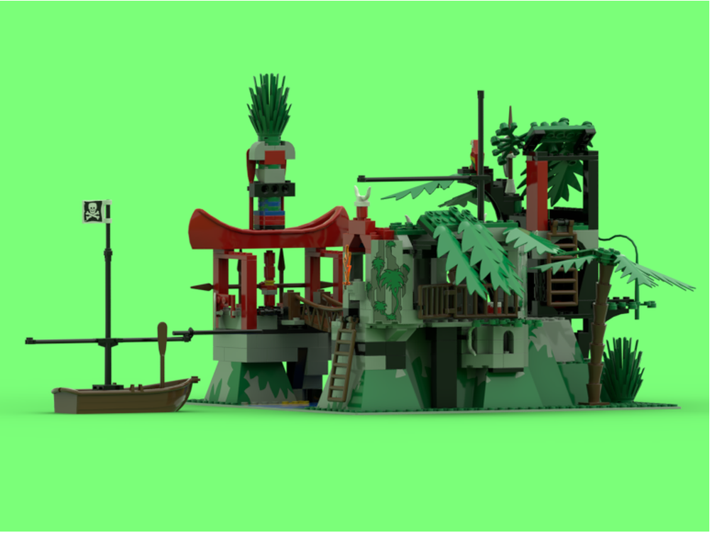 LEGO MOC-235168 6278 Jungle Sanctuary by Legoivo | Rebrickable - Build ...