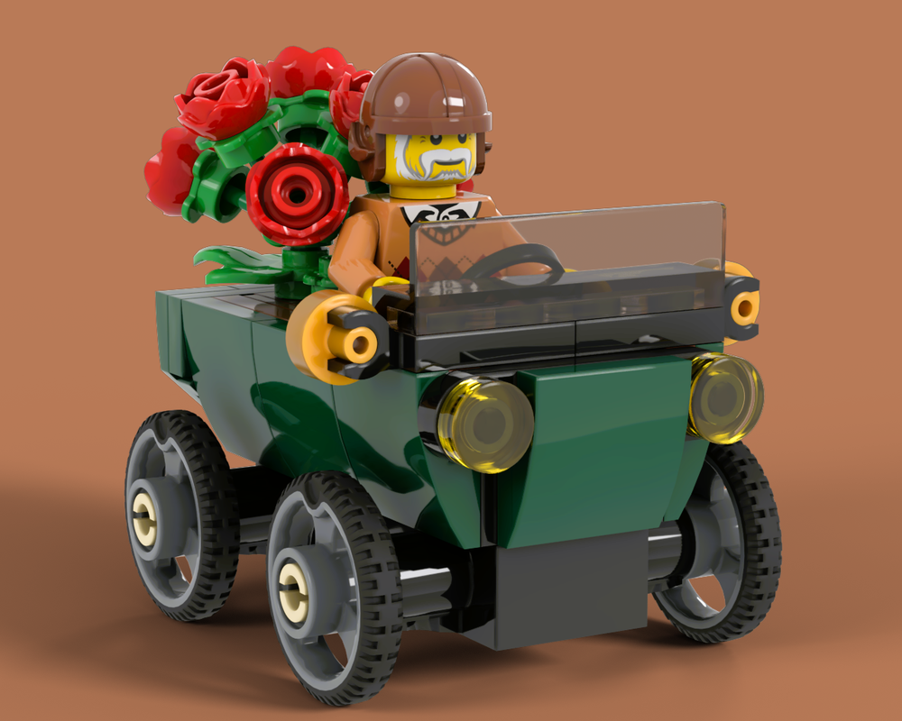 LEGO MOC Planter racer vintage soapbox car by Stud.ious | Rebrickable ...