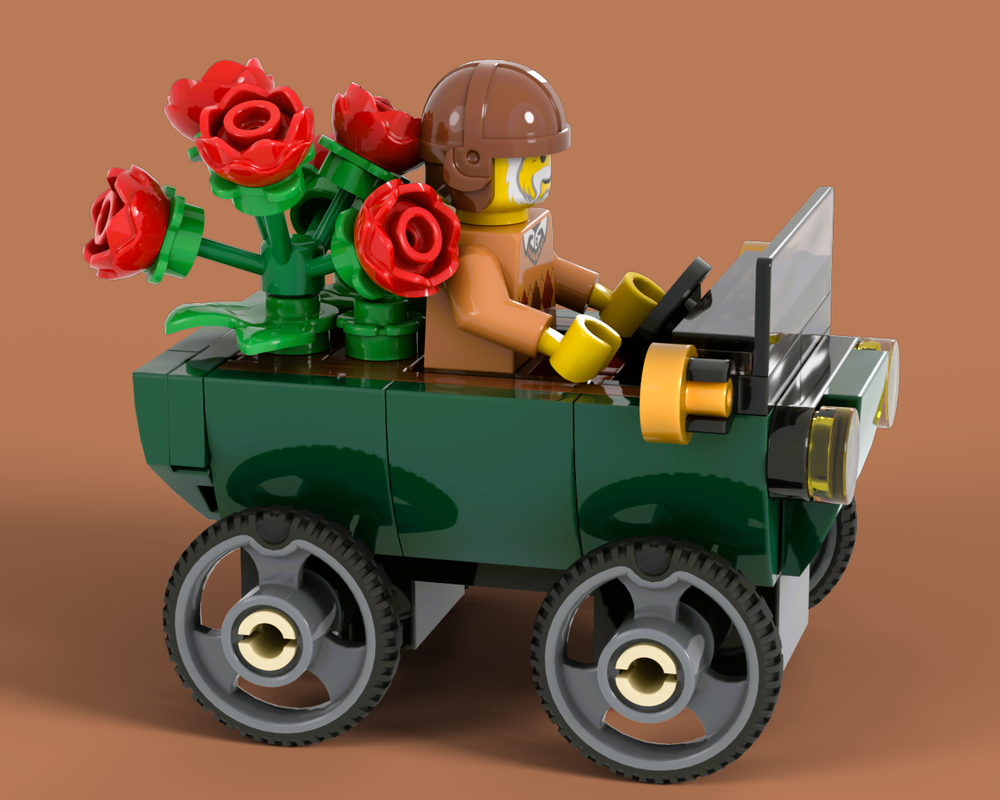 LEGO MOC Planter racer vintage soapbox car by Stud.ious | Rebrickable ...