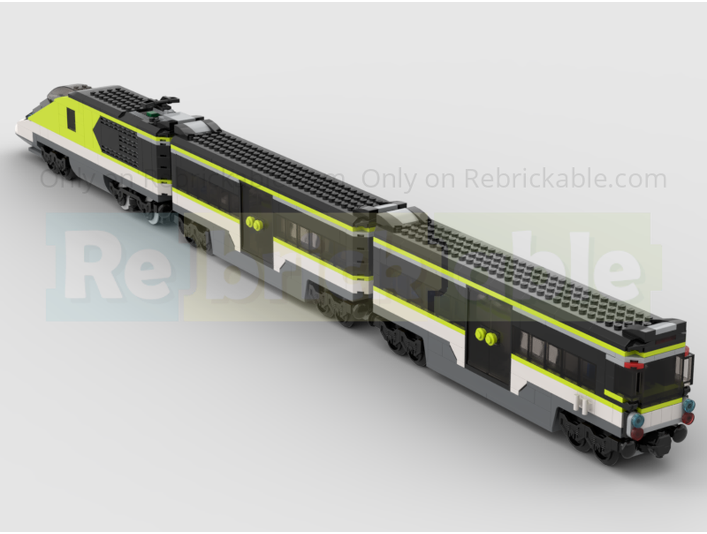 LEGO MOC-235198 60337 Alt Build - Cab Coach Conversion For 2nd ...