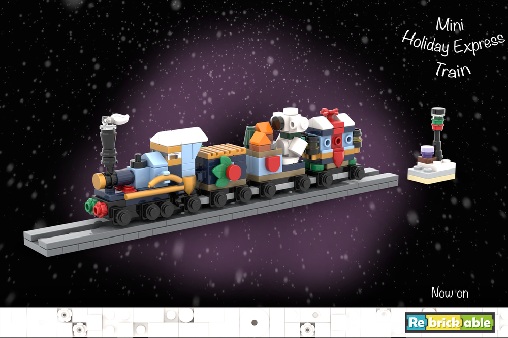 LEGO MOC Mini Holiday Express Train by christromans | Rebrickable ...