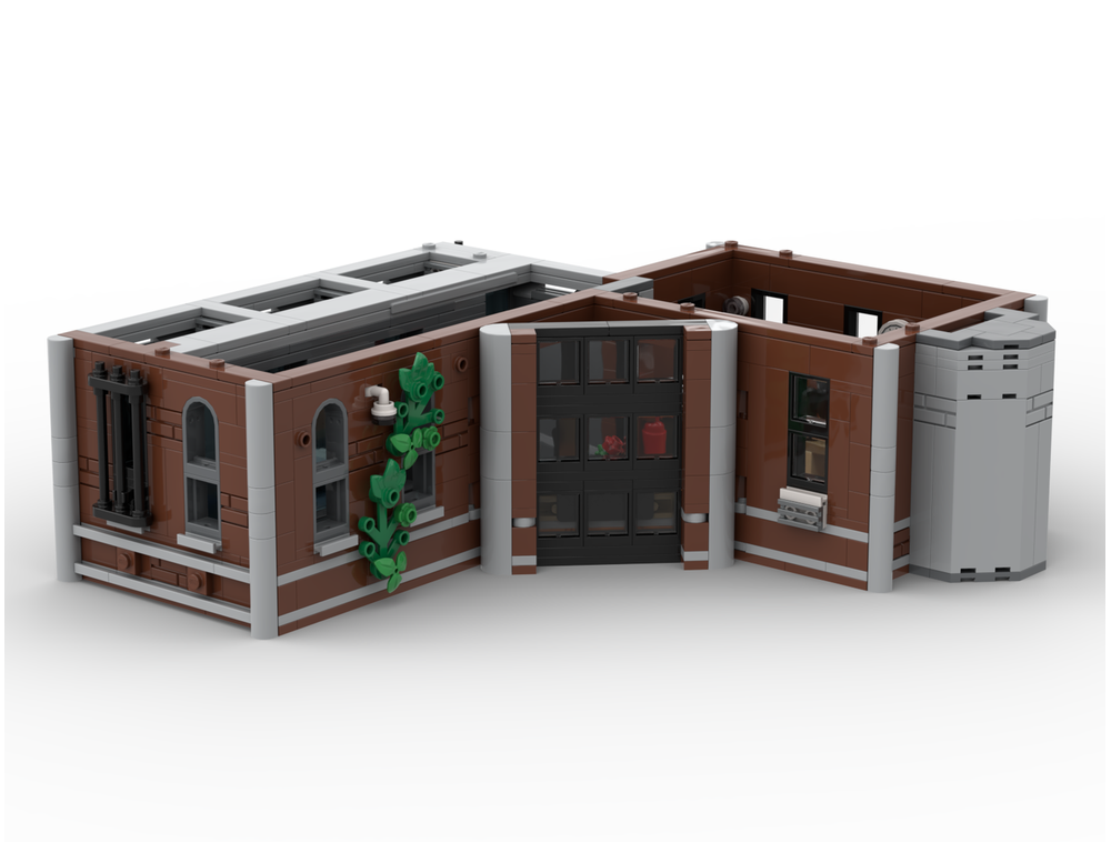 LEGO MOC Arkham Asylum Lower Floor - Compatible with Set 76300 by Brick Artisan | Rebrickable ...