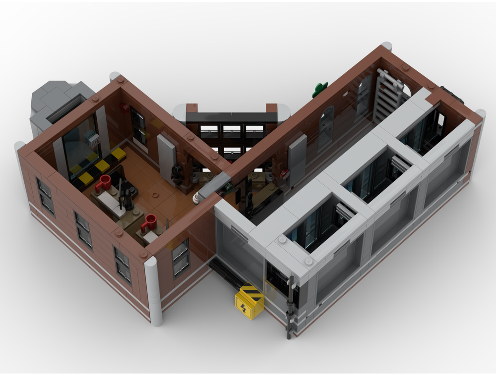 Lego Moc 235234 Arkham Asylum Lower Floor Compatible With Set 76300