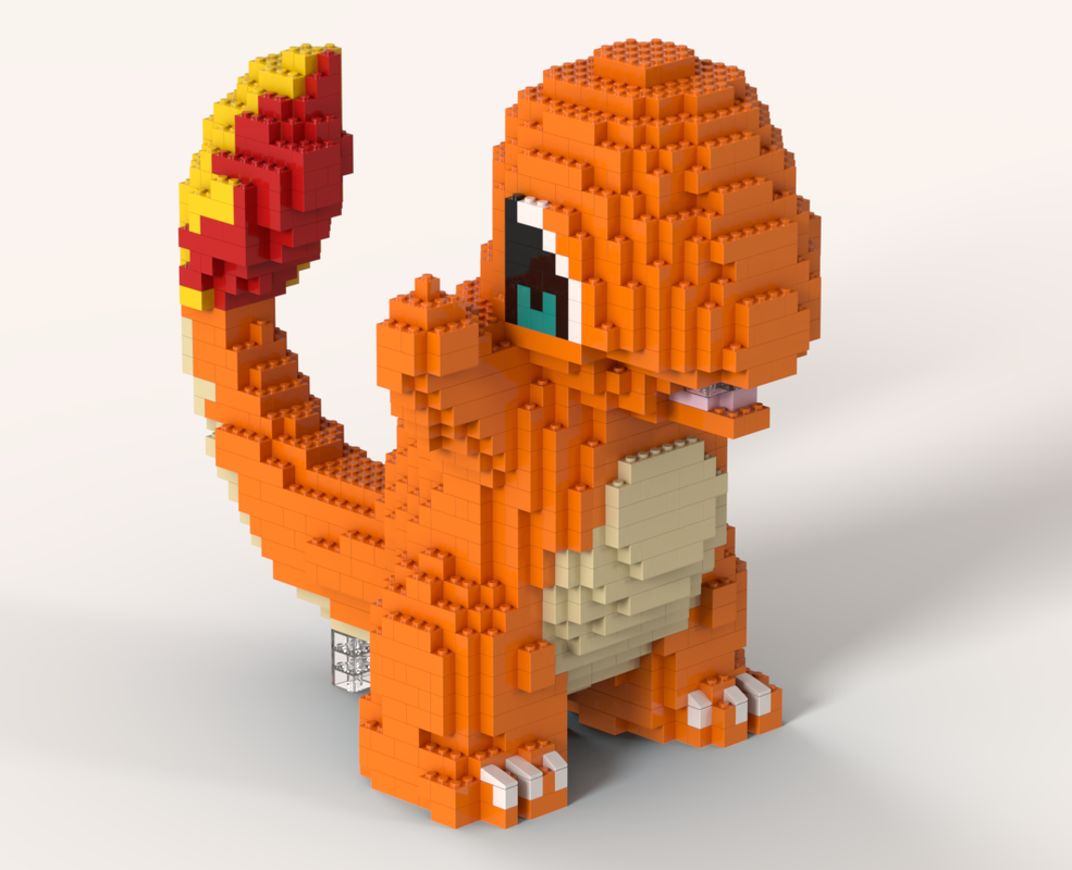 LEGO MOC Charmander by Dor0thy6 | Rebrickable - Build with LEGO