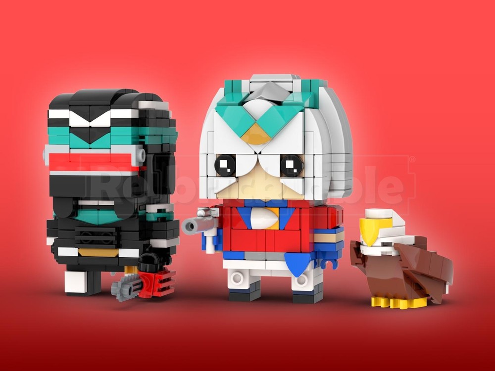 LEGO MOC Peacemaker, Vigilante & Eagly Brickheadz LEGO MOC - Peacemaker ...