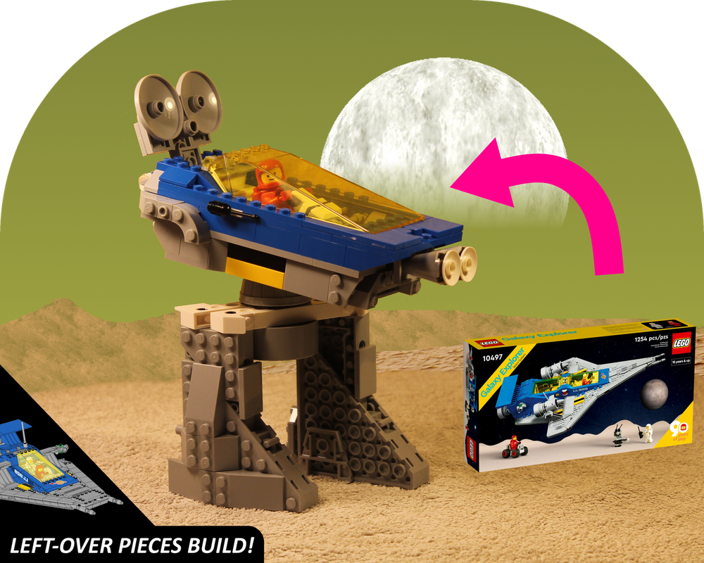 LEGO MOC Surface Snooper | 10497 B1 alt left-over pieces build by (void ...