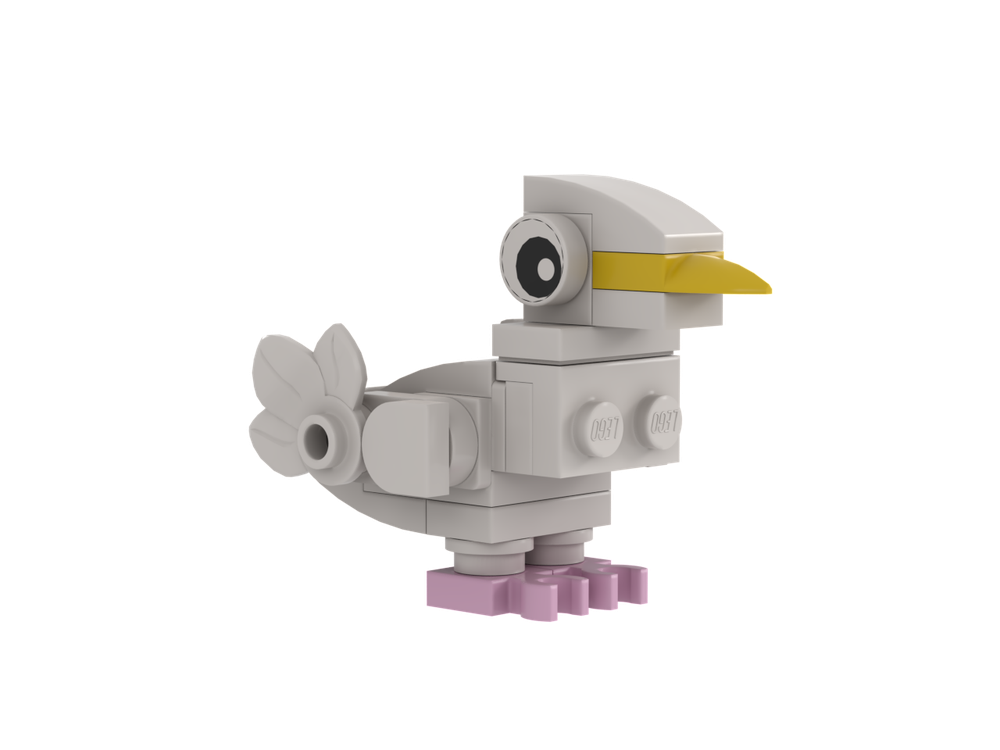 LEGO MOC Easy LEGO® Farm Animal – Chicken (28 parts, Simple Build for ...