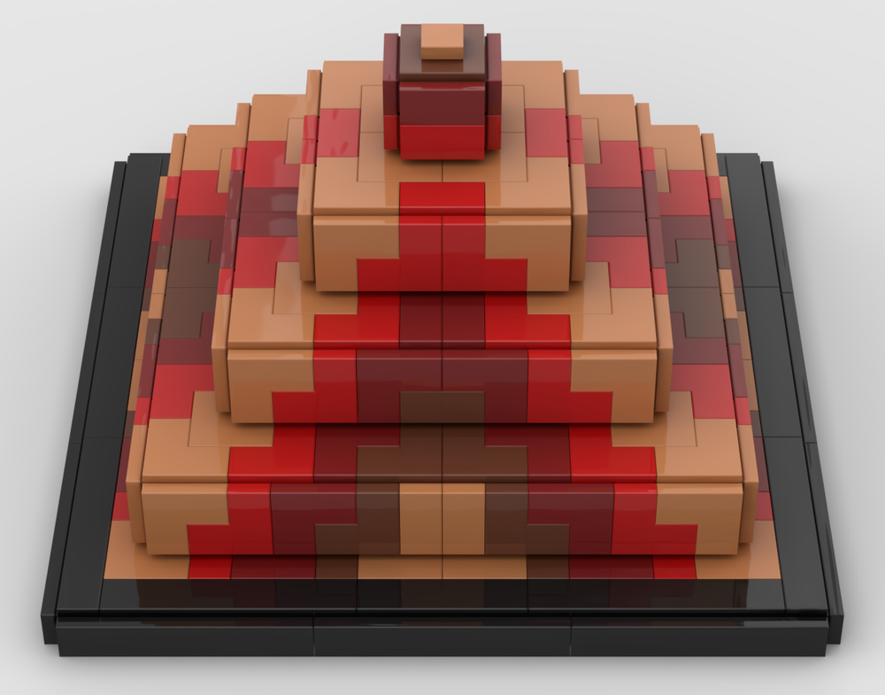 LEGO MOC Mandala - Pyramid using L Shapes by KingGror | Rebrickable ...