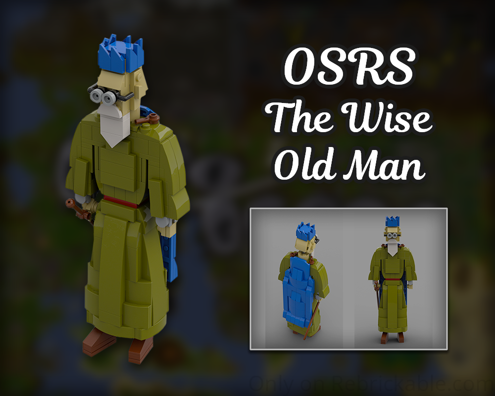 LEGO MOC (OSRS) Wise Old Man NPC by IzzyDesigns | Rebrickable - Build ...