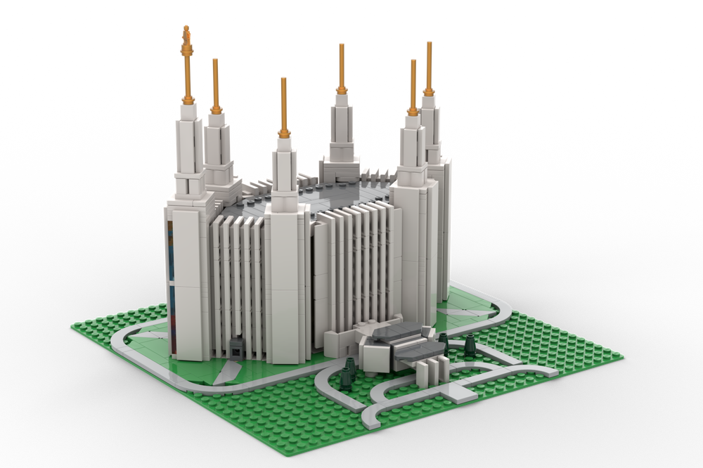 LEGO MOC Washington D.C. Temple by Sir BuildsALot | Rebrickable - Build ...